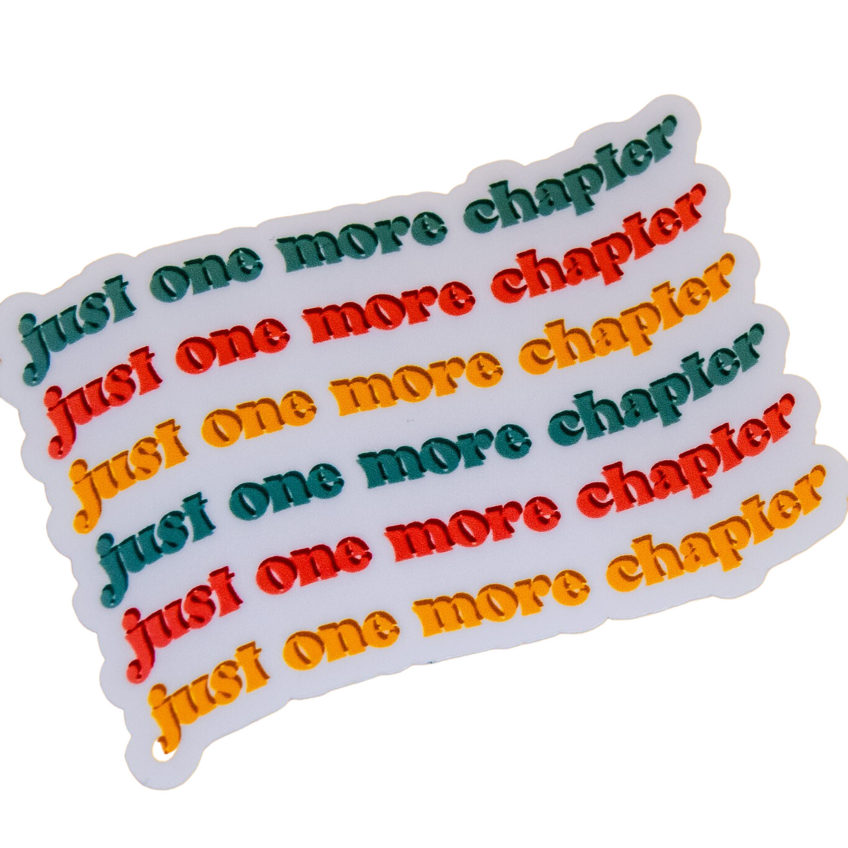 One More Chapter Sticker – Hey Booklover