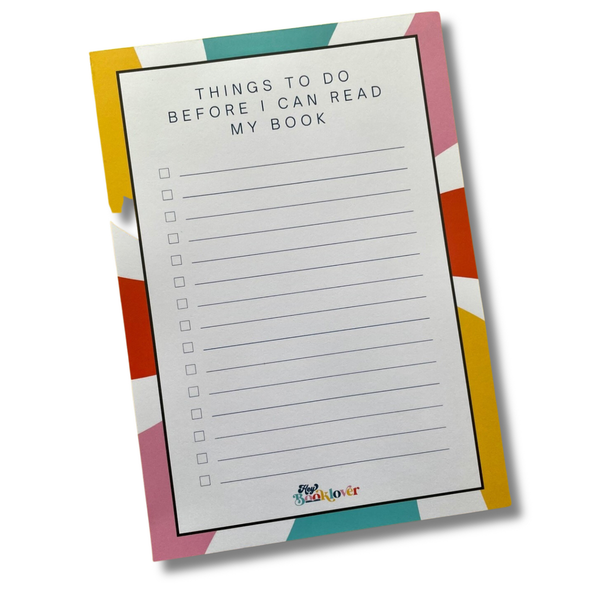 Things To Do Notepad – Hey Booklover